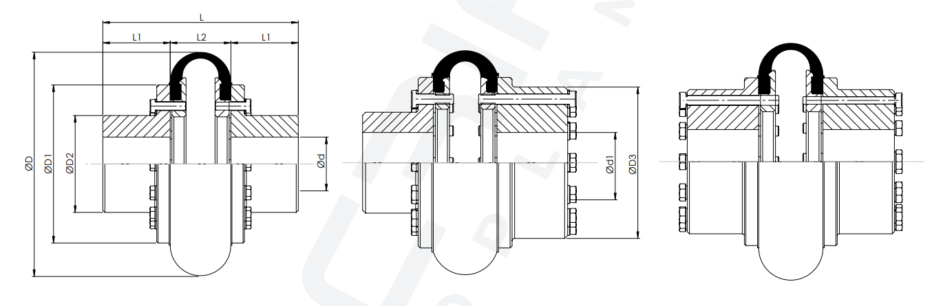 ACRIFLEX® ACOPLAMENTOS - 무료 CAD 모델 - AX Coupling - TraceParts