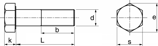 ACTON - Free CAD models - 64102 HEXAGON HEAD BOLTS PARTIAL THREAD ...