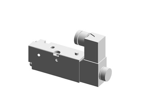 AirTAC - Free CAD models - 3V100 series solenoid valve - TraceParts