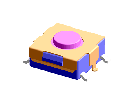 ALPS - Free CAD models - Switch,Tactile,SurfaceMount,Green - TraceParts