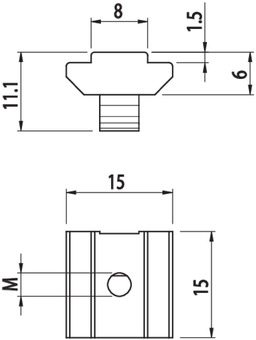 Alusic - Gratis CAD-modellen - Swivel-in sliding block with spring ...