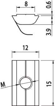Alusic - Free CAD models - Swivel-in sliding block with spring - TraceParts