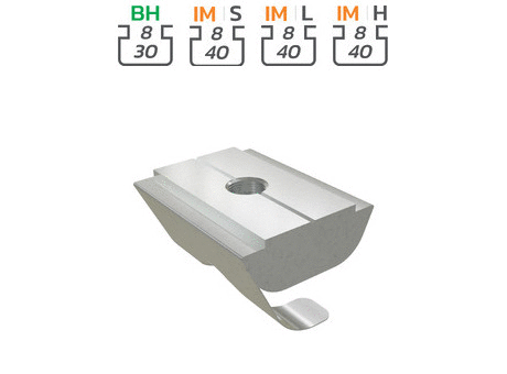 Alusic - 無料のCADモデル - Swivel-in sliding block with spring - TraceParts