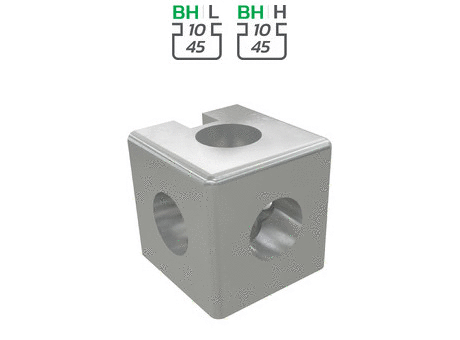 Alusic - Free CAD models - Cubic connector 3d - TraceParts