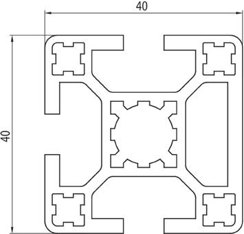 Alusic - Free CAD models - 40x40 - TraceParts