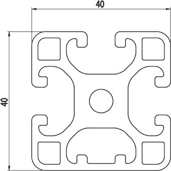 Alusic - Modelos CAD gratuitos - 40x40 - TraceParts