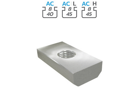 Alusic - Ücretsiz CAD modelleri - Rectangular nut - TraceParts