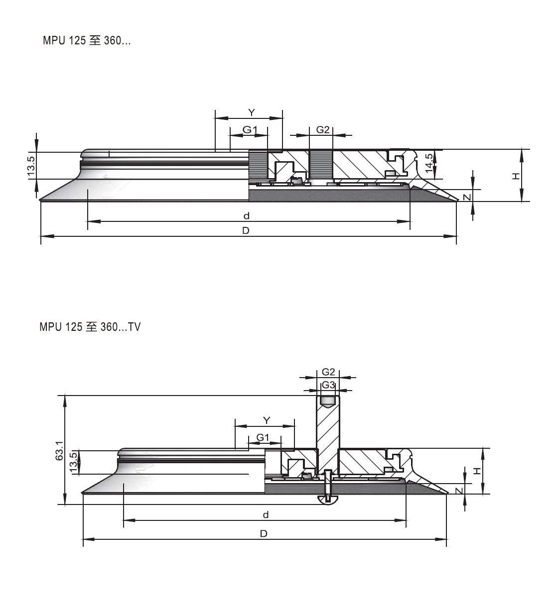 AMILA - Free CAD models - Large Flat Suction Cup MPU - TraceParts