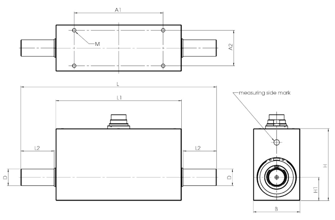 Applied Measurements Limited - Free CAD models - Dual-Range Rotary ...