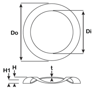 ASRaymond - 免费 CAD 模型 - Wave Spring Washers - TraceParts