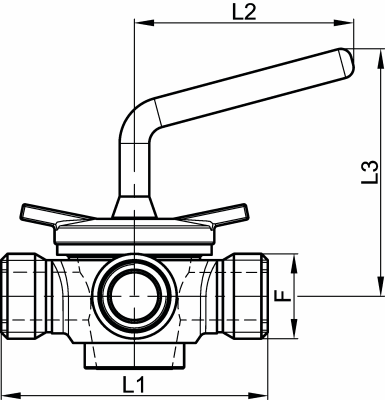 BENE INOX - Archivos CAD gratuitos - 61384 VANNE À BOISSEAU CONIQUE 3 ...