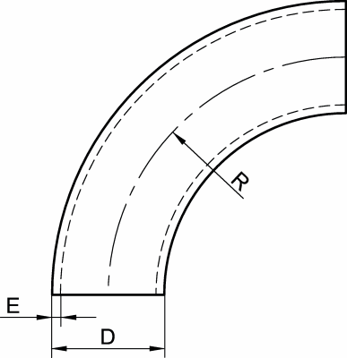BENE INOX - Fichiers CAO gratuits - 5608 COUDE ISO 5D À 90° FORTE ...