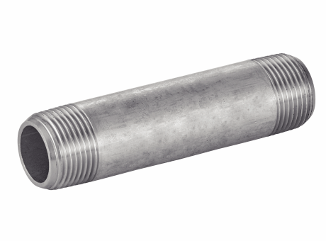 BENE INOX - Free CAD models - Barrel nipple NPT Length 101,6 mm ...