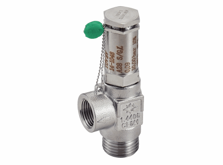 BENE INOX - Free CAD models - Angle type safety valve against thermal ...