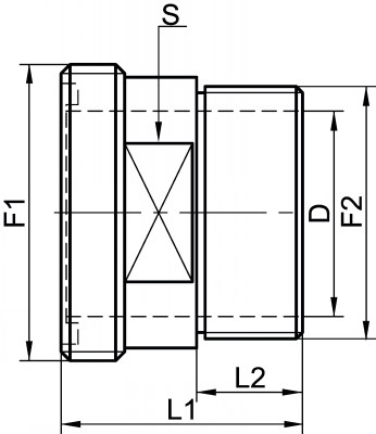 BENE INOX - Free CAD models - Adapter SMS male to BSPP male - Stainless ...