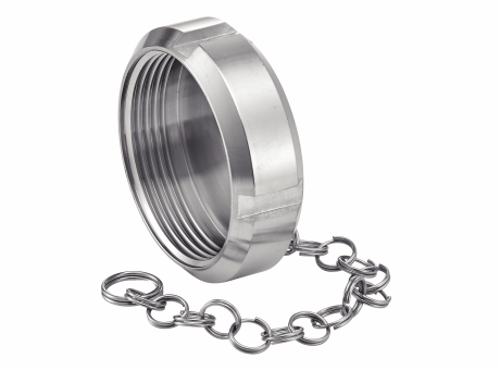 BENE INOX - Free CAD models - Blank nut with chain - Stainless steel ...