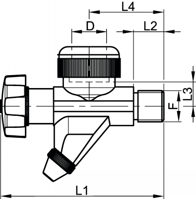 BENE INOX - Free CAD models - Lower valve for tank level gauge ...