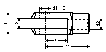 BOSSARD - Archivos CAD gratuitos - BN 482 - DIN 71752 Fork heads ...