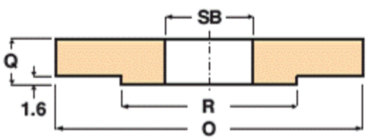 CAMAN - Free CAD models - Flange AS2129 - Plate Slip-On Welding - Table ...