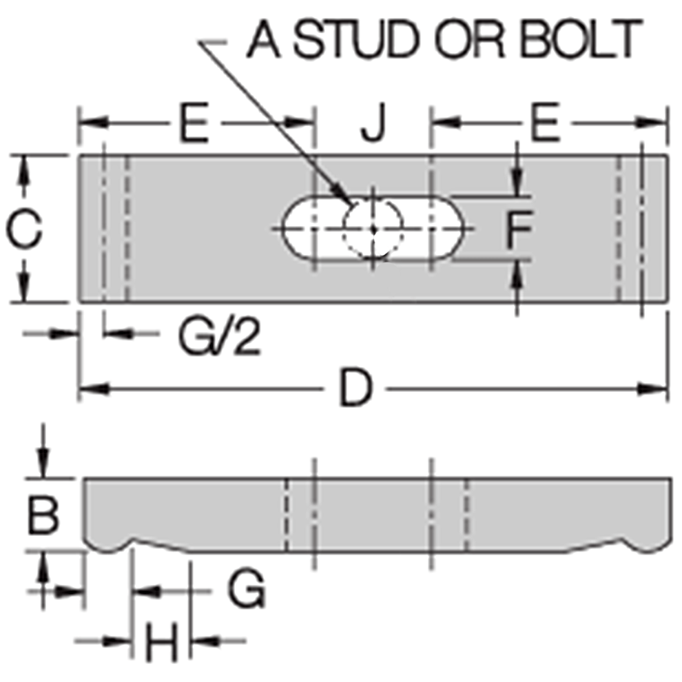 Carr Lane Manufacturing - Modelos CAD gratuitos - Double-End Clamp ...