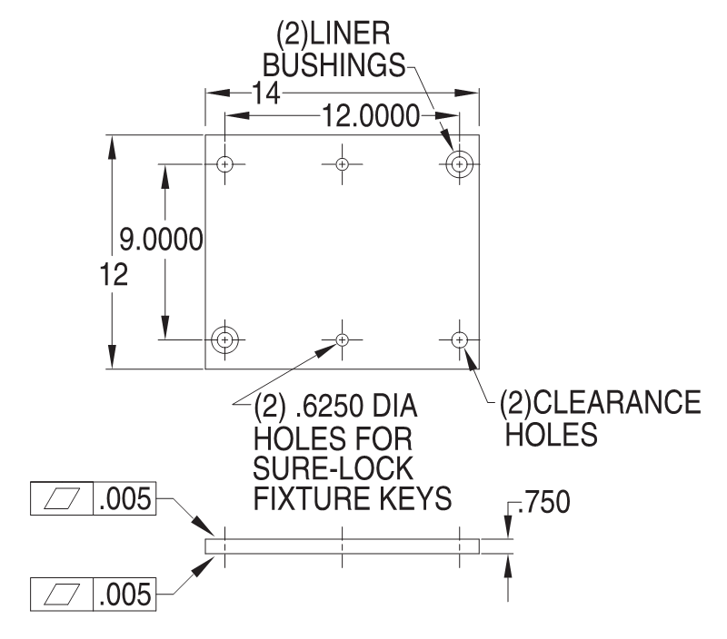 Carr Lane Manufacturing - Free CAD models - Carr Lock Fixture Plates ...