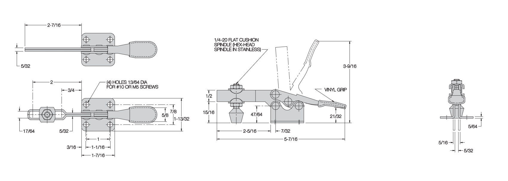 Carr Lane Manufacturing - Free CAD models - CL-350-HTC Series (200 lbs ...