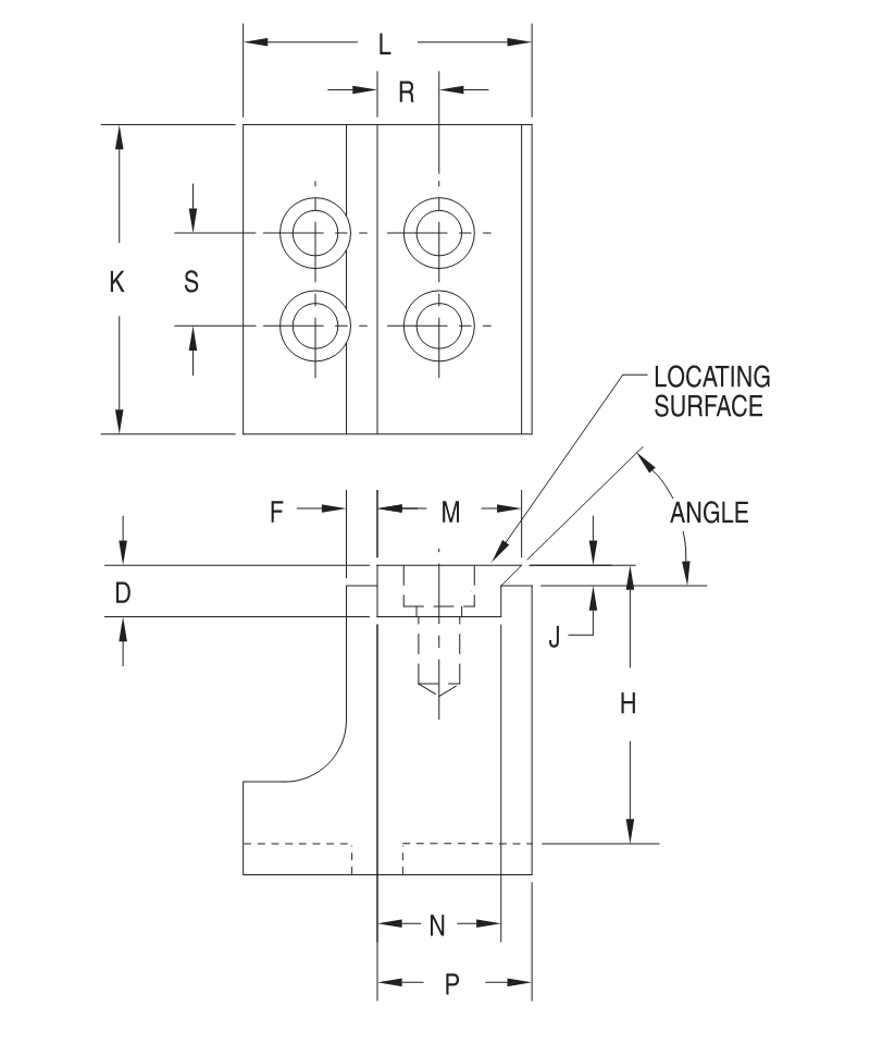Carr Lane Manufacturing - Archivos CAD gratuitos - Dovetail Clamping ...