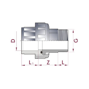 CEPEX - Free CAD models - UP. 51. SMT - Union, Female solvent socket x ...