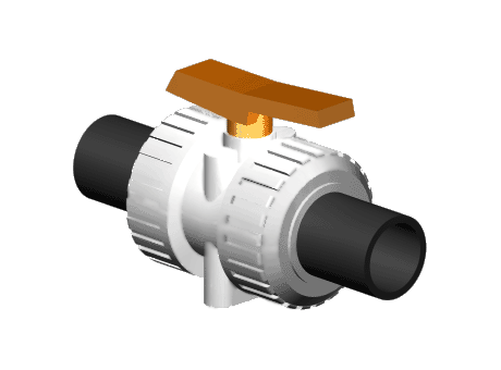 CEPEX - Darmowe szablony CAD - PPH. 73XT. BW7 - Extreme ball valve, PP ...