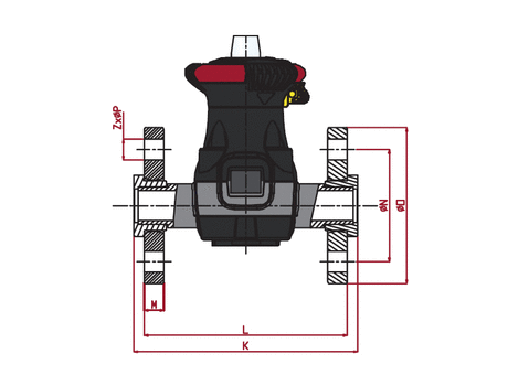CEPEX - Archivos CAD gratuitos - CP. 89. FLG6 - Extreme diaphragm valve ...