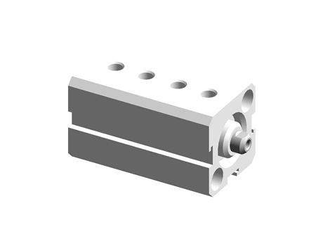 CKT Pneumatic Co.,Ltd - Free CAD models - Compact cylinder series C ...