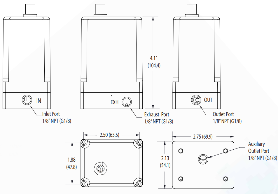 Clippard USA - Free CAD models - Cordis High Pressure Proportional ...