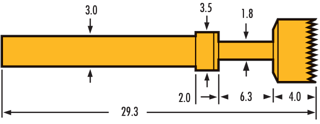 CODA-PIN - Free CAD models - PD3HL-9.0 Light Spring - TraceParts