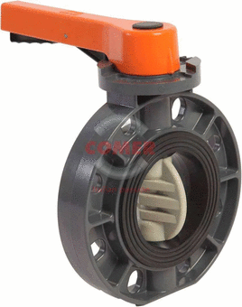 Comer - Free CAD models - UPVC Butterfly valve with EPDM O-Ring – BUT ...