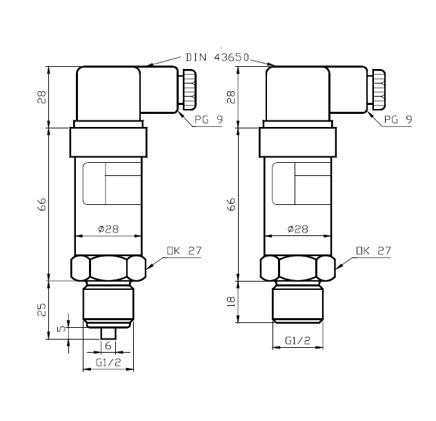 CRESSTO s.r.o. - Free CAD models - Pressure transmitter with ceramic ...