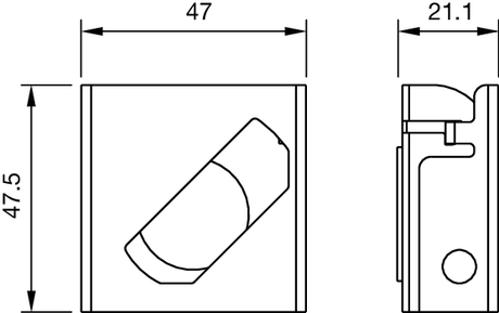 eao - Free CAD models - 45-536.2100 Locking device - TraceParts