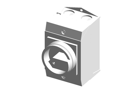 Eaton Electric - Free CAD models - 20A Isolator 3Ph TP Enclosed IP65 ...