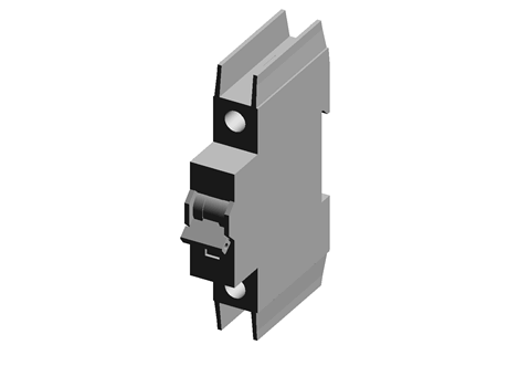 Eaton Electric - Free CAD models - MCB, 6A, C-type, 1Pole, UL489 ...