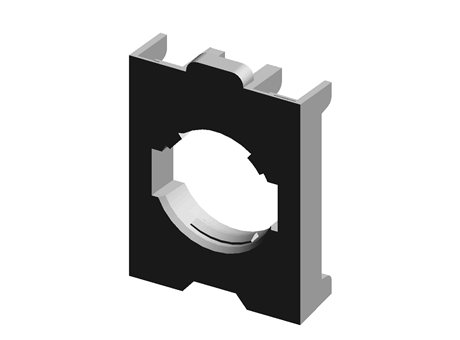 Eaton Electric - Free CAD models - Flush mount fixing adaptor - TraceParts