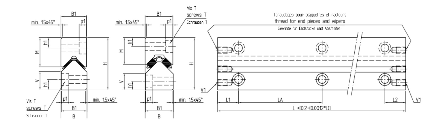 Egis SA - Free CAD models - M guideways - TraceParts