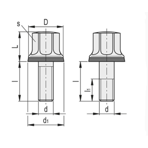 ELESA - Free CAD models - NT-HD-SST-p - Hygienic Design Screws - for ...
