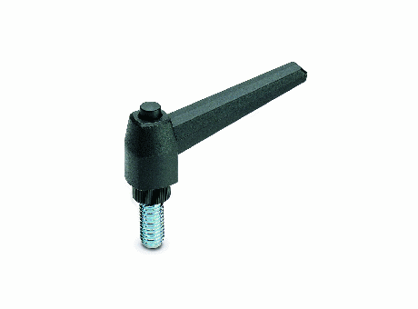 ELESA - Free CAD models - MRX.p - Adjustable handles - Technopolymer ...