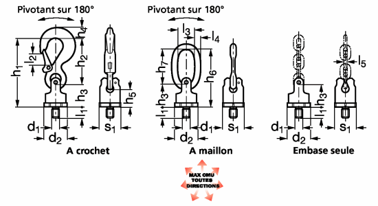 EMILE MAURIN - Archivos CAD gratuitos - 18-12 ANNEAU DE LEVAGE ARTICULÉ ...