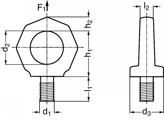 EMILE MAURIN - Archivos CAD gratuitos - 18-290 ANNEAU DE LEVAGE À TIGE ...