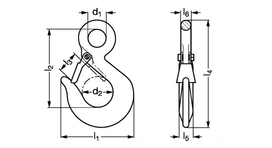 EMILE MAURIN - Free CAD models - 18-21 CROCHET DE LEVAGE À OEIL ...
