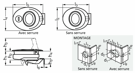 EMILE MAURIN - Archivos CAD gratuitos - 19-21 VERROU À FERMETURE PAR ...