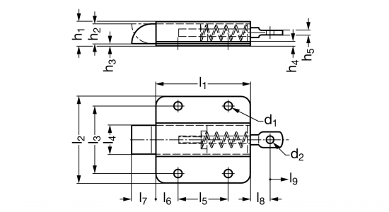 EMILE MAURIN - Archivos CAD gratuitos - 19-67 VERROU À RESSORT DE ...