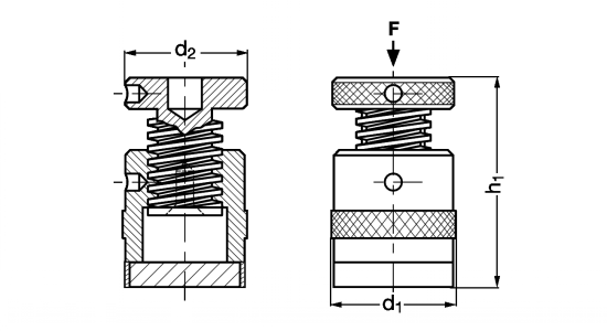 EMILE MAURIN - Archivos CAD gratuitos - 22-15 VÉRIN D'APPUI À BASE ...