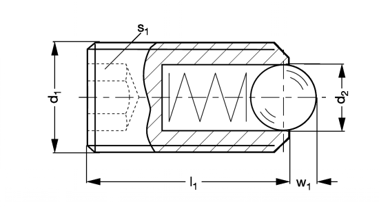 EMILE MAURIN - Free CAD models - 32-40 POUSSOIR À RESSORT À BILLE, 6 ...