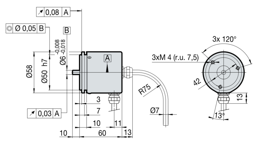 Fagor Automation - Free CAD models - Standard range incremental rotary ...